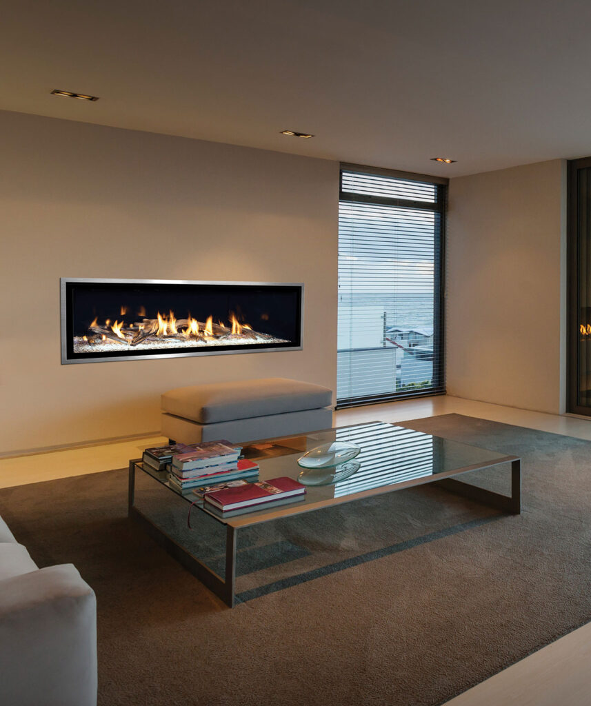 Mendota Modern/Linear Gas Fireplaces | Penguin Fireplace | San Jose, CA